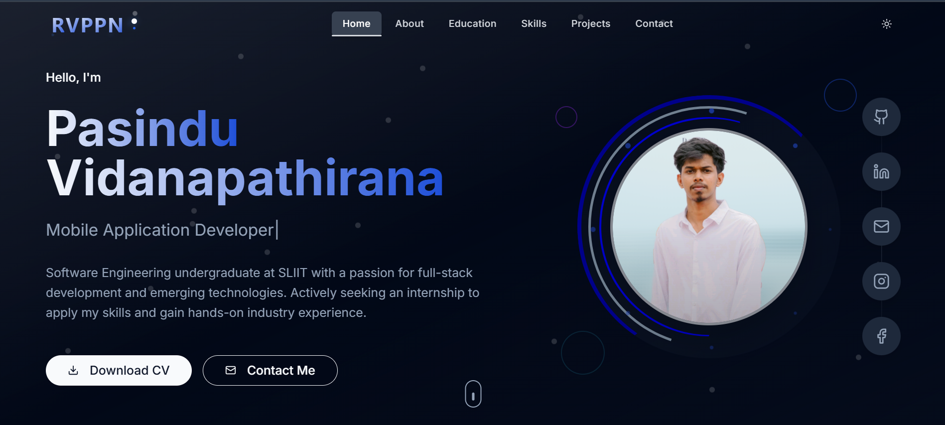 Pasindu Vidanapathirana - Software Engineer